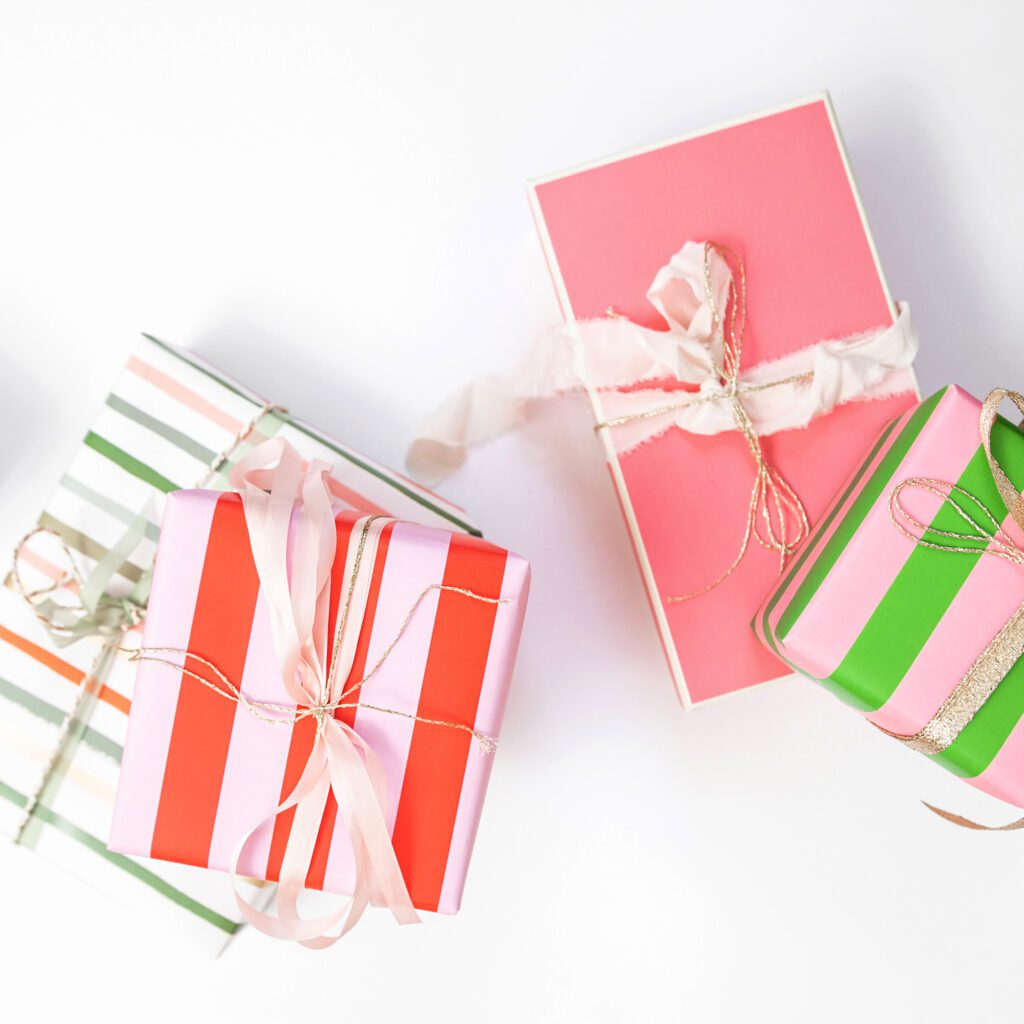 Bright & Colorful Holiday Gift Wrapping Stock Photos - Haute Stock Blog