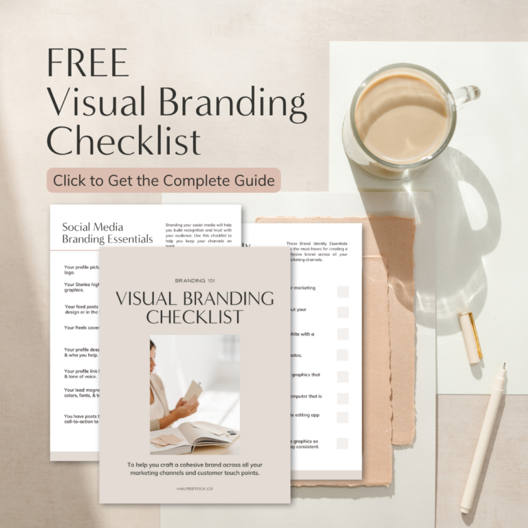 The Visual Branding Checklist - Haute Stock Blog