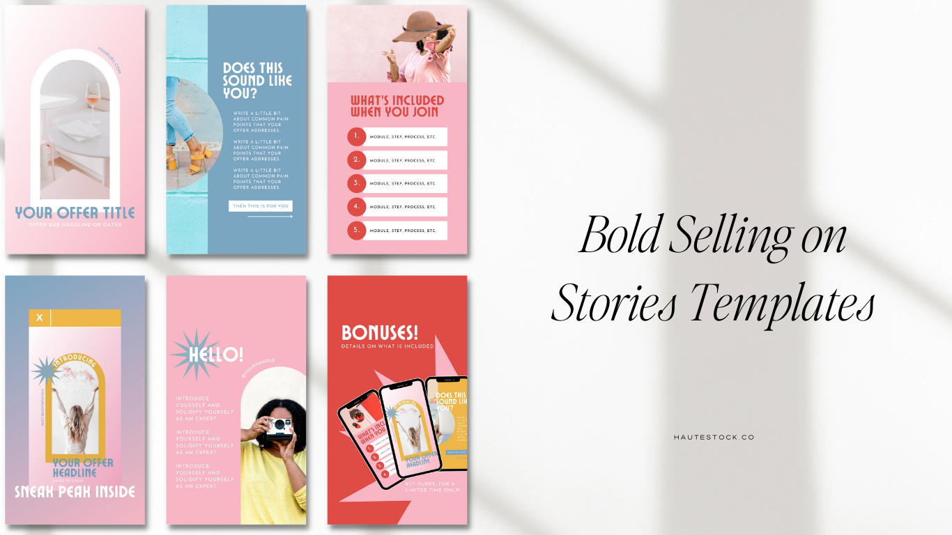 Customizable Canva Templates for Marketing & Social Media - Haute Stock ...