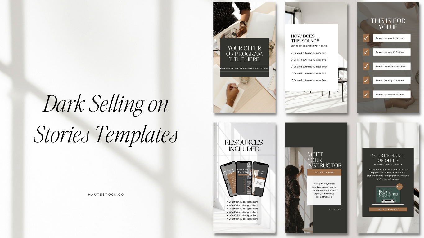 Customizable Canva Templates for Marketing & Social Media - Haute Stock ...