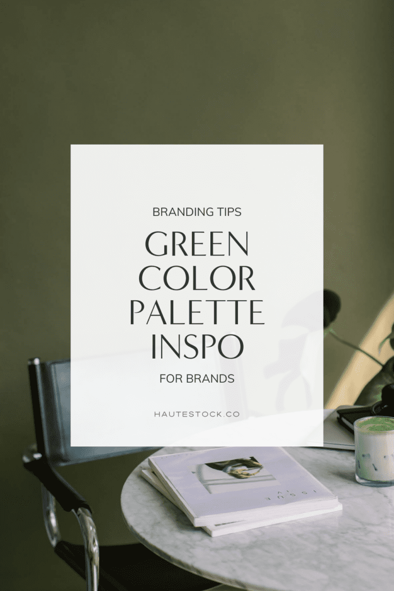 Green Branding Color Palette Inspiration - Haute Stock Blog