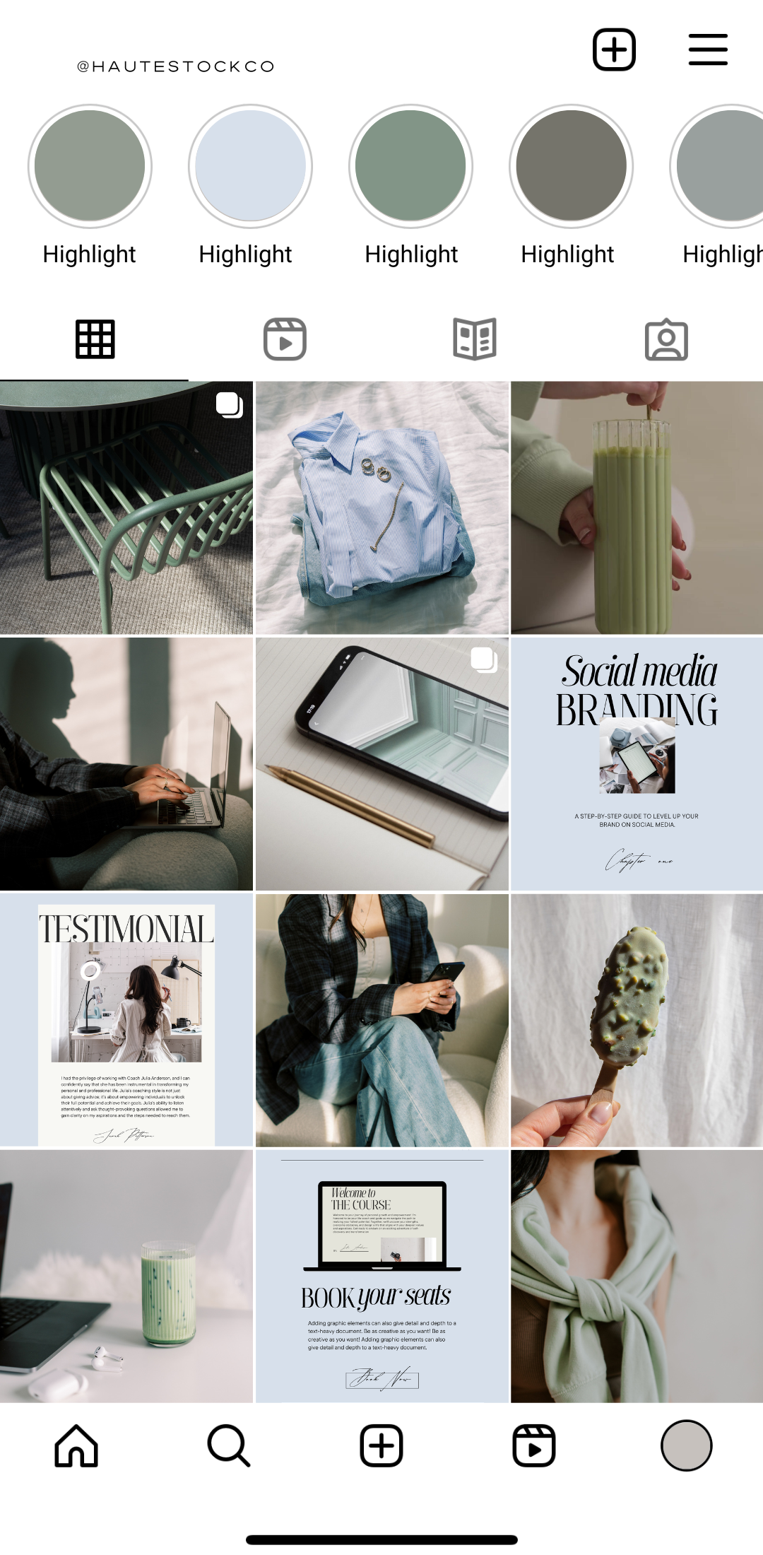 Green Branding Color Palette Inspiration - Haute Stock Blog