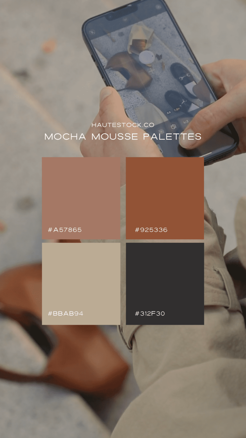 Branding Inspiration: Pantone Mocha Mousse - Haute Stock Blog