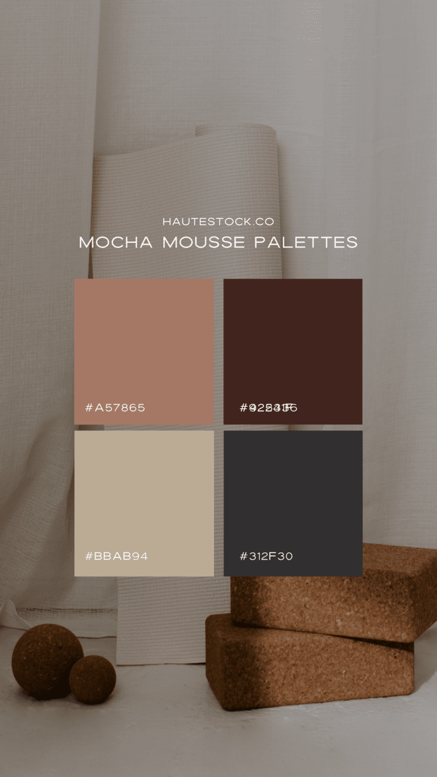 Branding Inspiration: Pantone Mocha Mousse - Haute Stock Blog