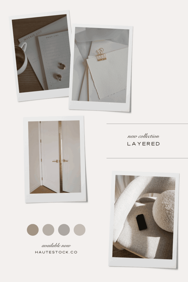 Layered: Paper Texture & Neutral Interior Stock Photos - Haute Stock Blog